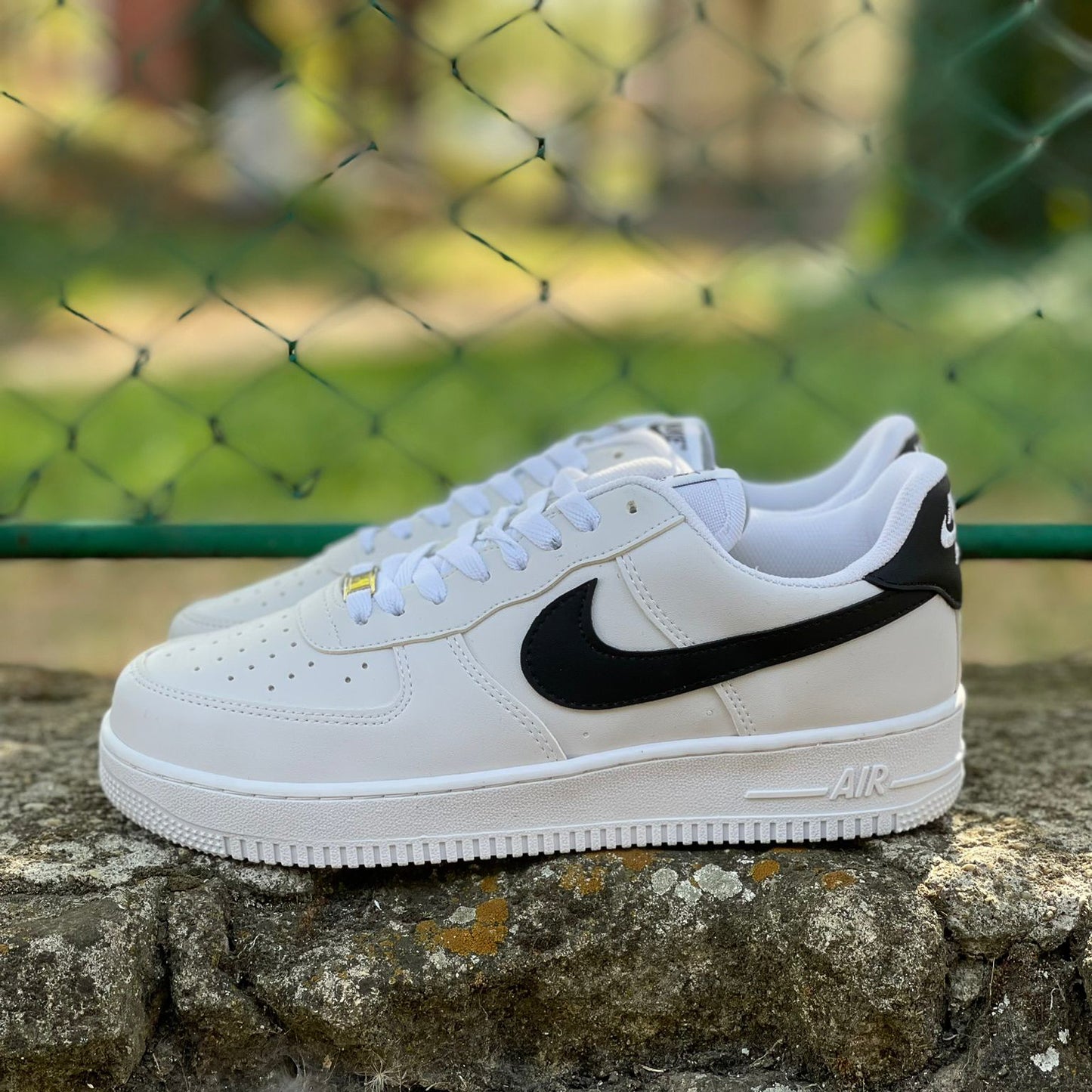 AF1 NEW LINE Alb-Negru – PERECHEA ZILEI